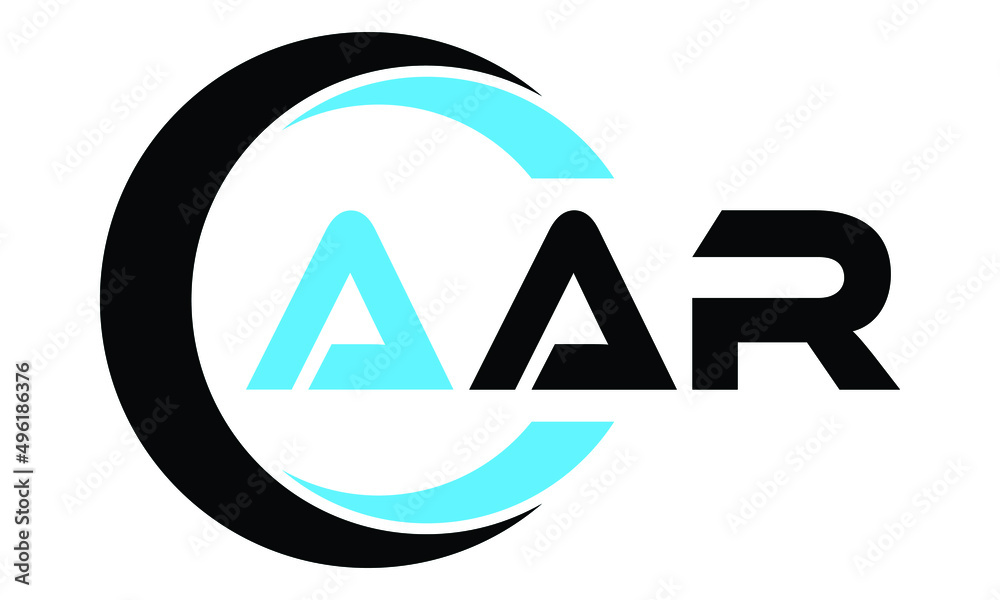 AAR swoosh logo design vector template | monogram logo | abstract logo ...