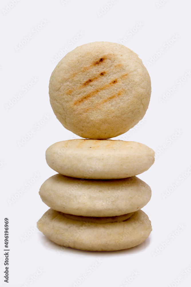 Venezuelan corn arepa typical breakfast gastronomic environment Stock ...