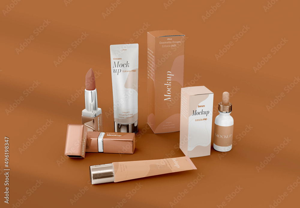 Makeup Mockup Stock Template | Adobe Stock