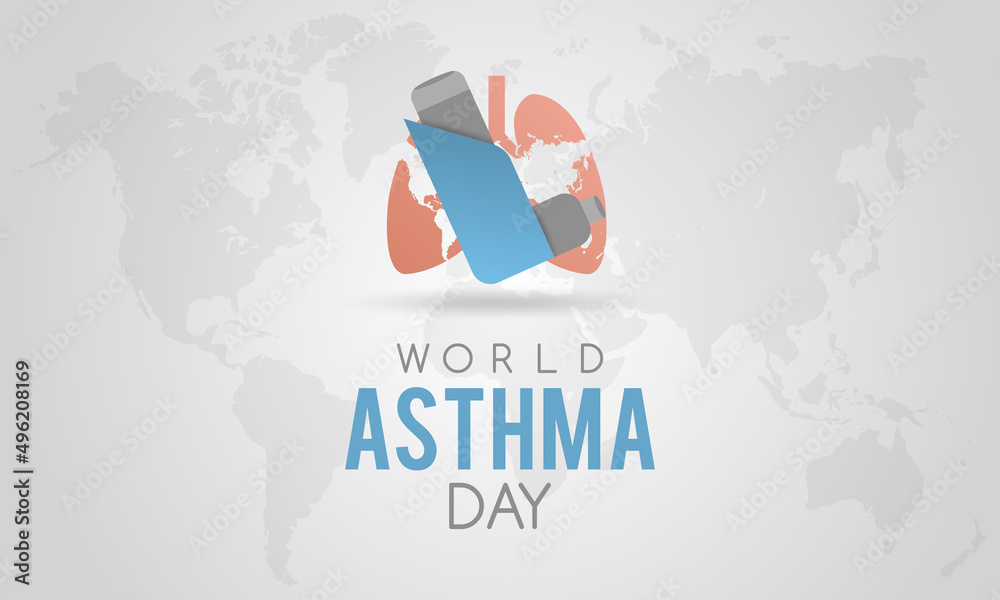 World Asthma Day. Annual health prevention day concept for banner ...