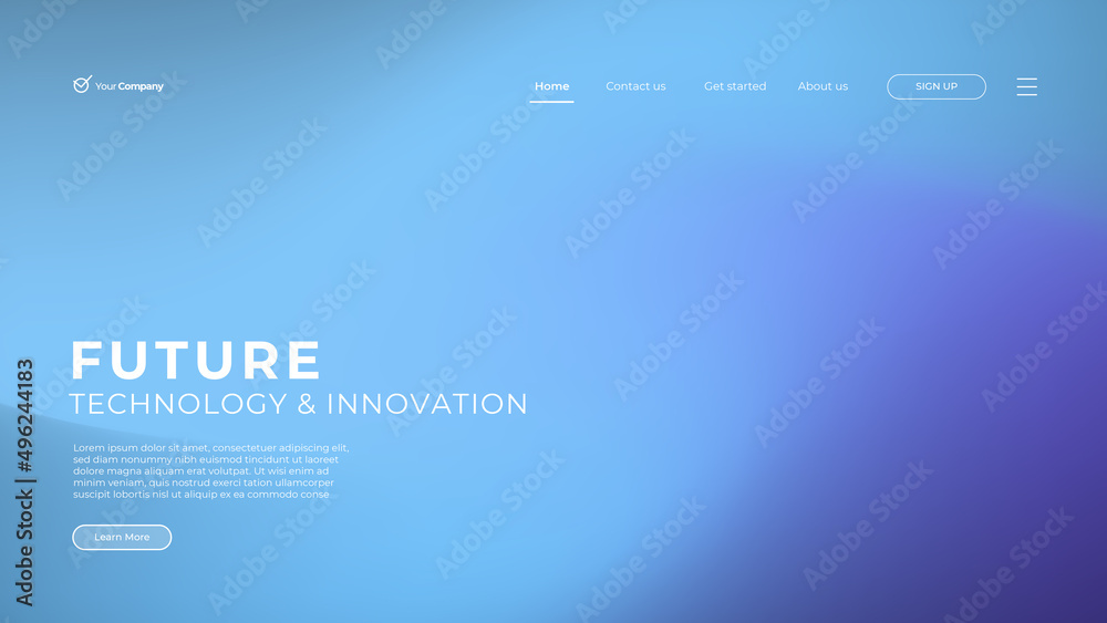 Blurred backgrounds with modern abstract blurred color gradient ...