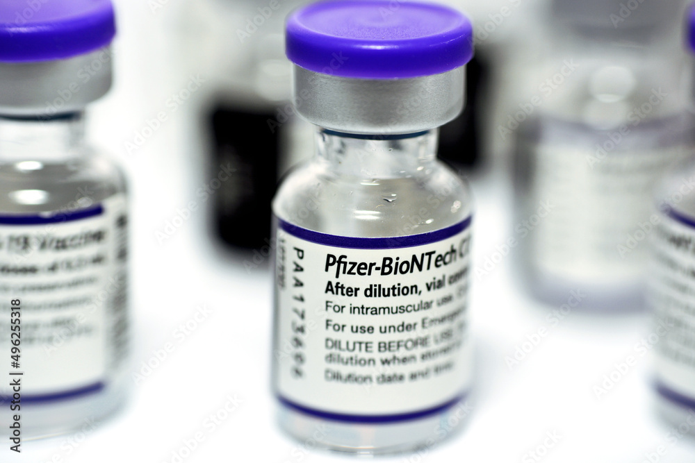 Cairo, Egypt, November 10 2021: Pfizer-BioNTech COVID-19 Vaccine for ...