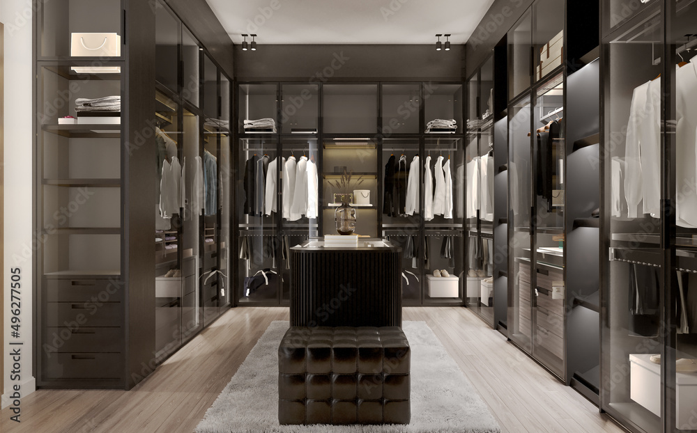 Black Walk In Closet