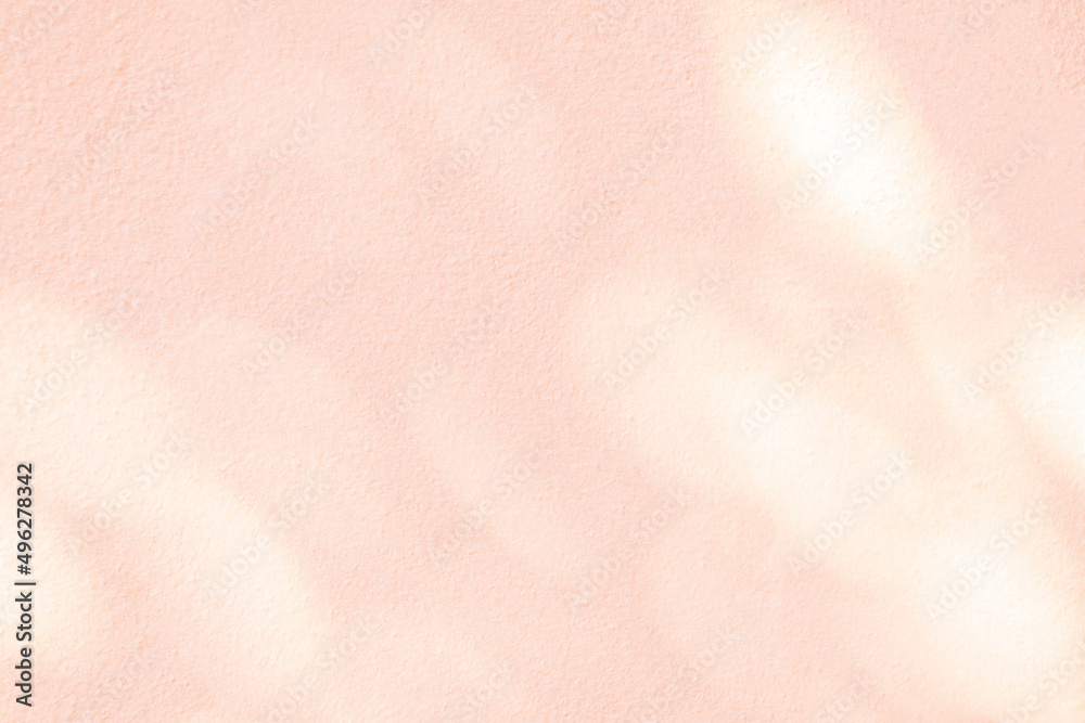 Abstract rose gold light bokeh of natural leaves shadow background of ...