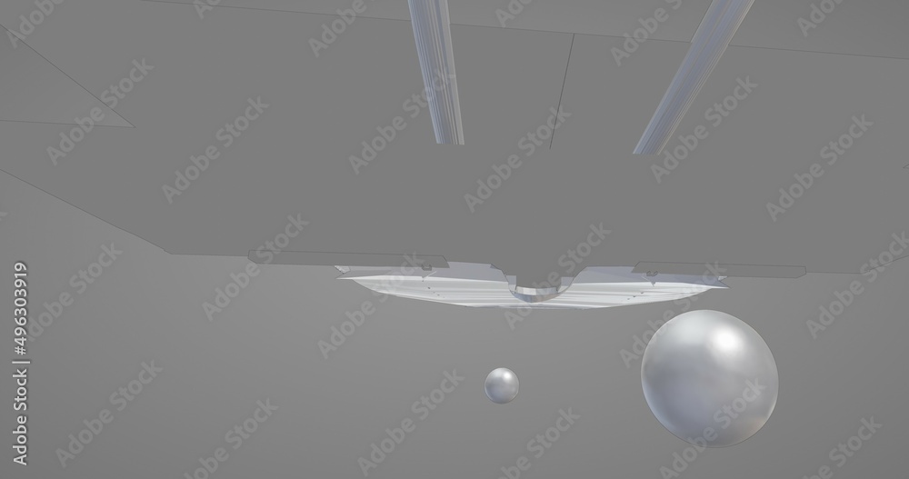 4K 3D Alien Room Space Shuttle Cockpit Sci Fi Background Stock Photo ...