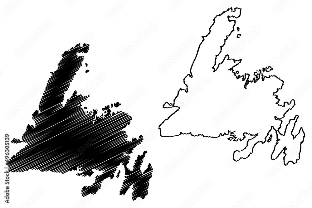 Newfoundland island (Canada, Newfoundland and Labrador Province, North ...
