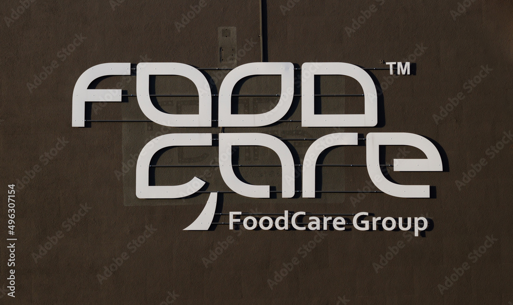 FoodCare logo sign, Polish food industry company, based in Zabierzów ...