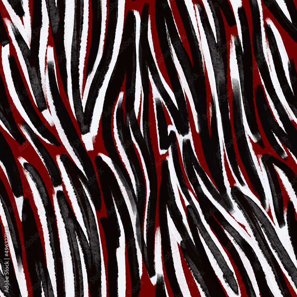Seamless zebra patterns, striped patterns. Exotic wild patterns in ...