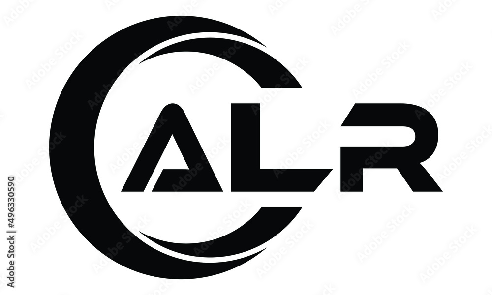 ALR swoosh logo design vector template | monogram logo | abstract logo ...