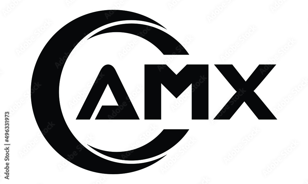 AMX swoosh logo design vector template | monogram logo | abstract logo ...
