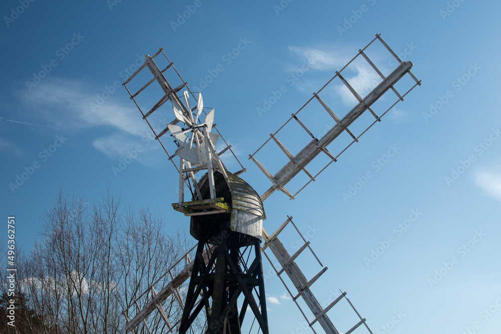 Boardman's Windmill; a drainage pump located by the River Ant at How ...