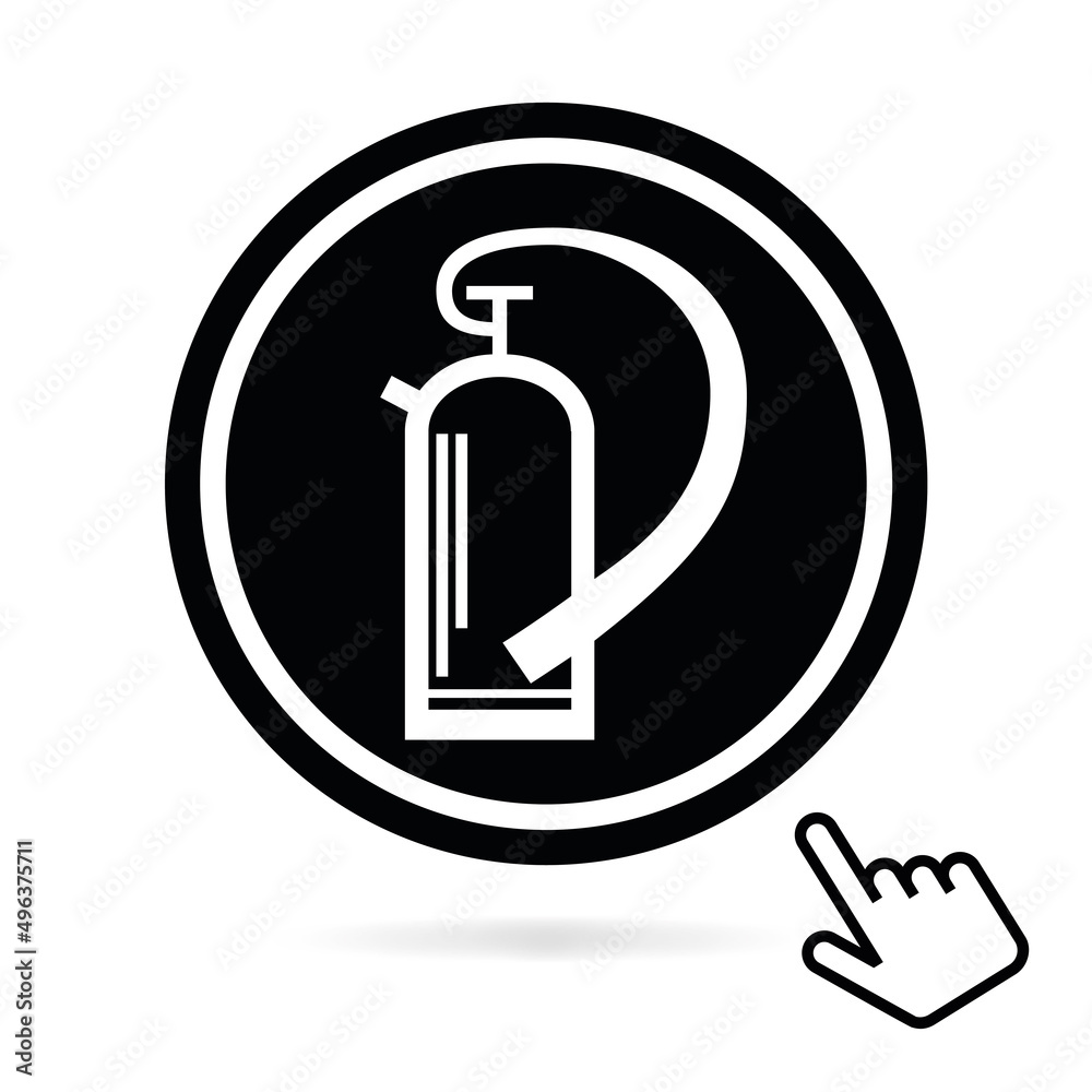 Logo extincteur. Stock Vector | Adobe Stock