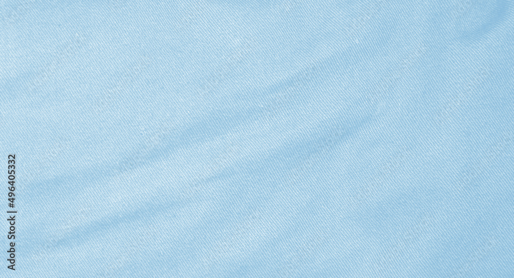 light blue fabric texture full frame blur for background, light blue ...