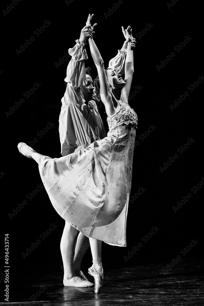 bright and fascinating emotions of ballet dancers' performances with ...