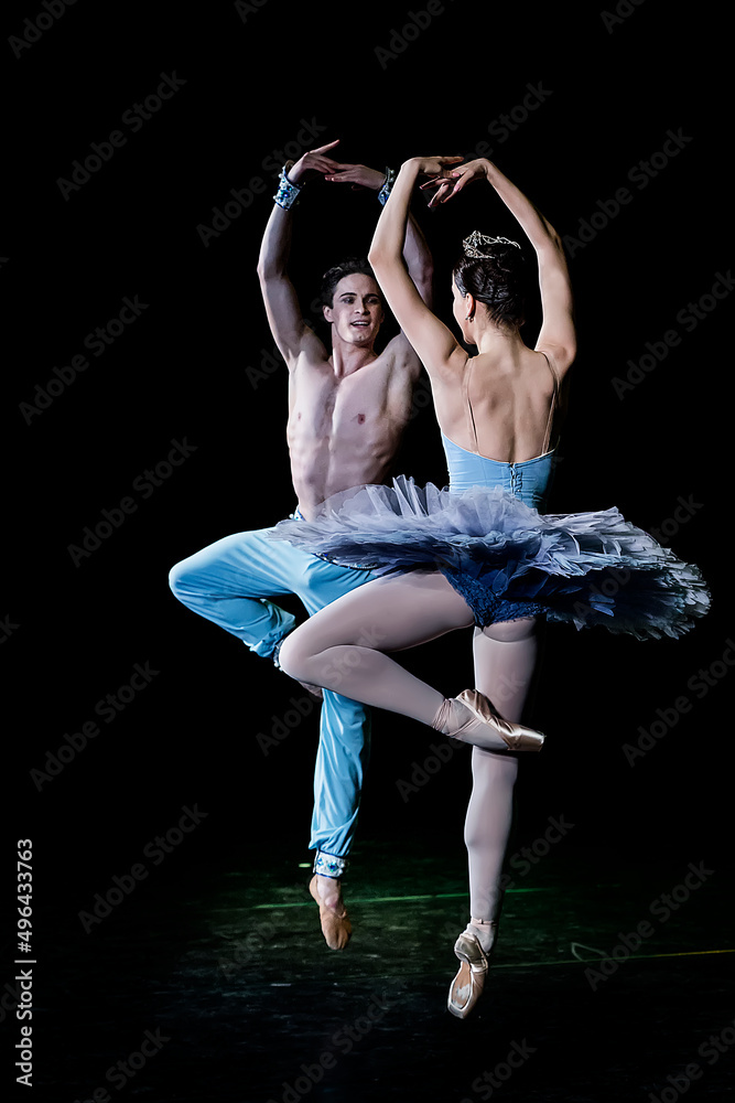 bright and fascinating emotions of ballet dancers' performances with ...