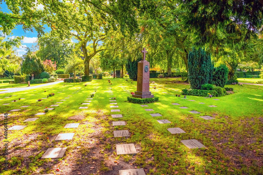 Stockfoto Grave of the general mayor Sigismund Ludvig Carl von Rosen at ...
