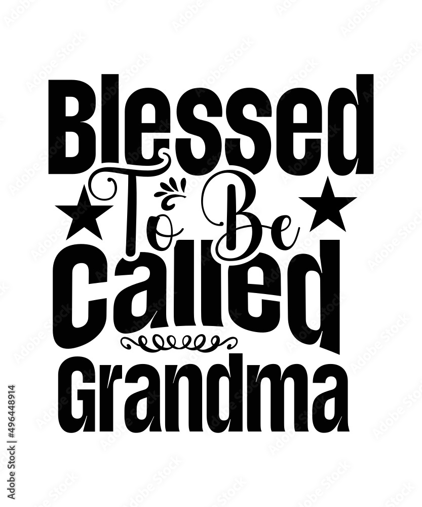 Stockvector Grandma Svg Bundle Nana Svg Granny Svg Retired Svg