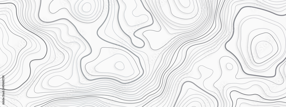 Mountain topographic map background with red lines texture, Luxury ...