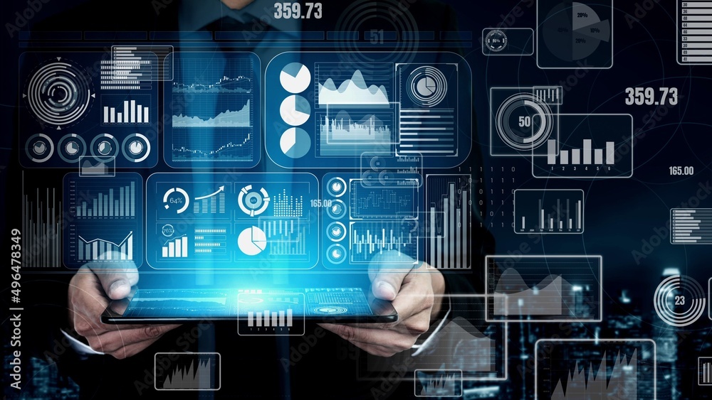 Big Data Technology for Business Finance Analytic conceptual. Modern ...