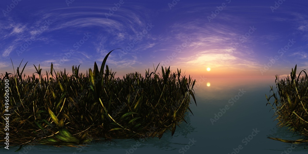 HDRI, environment map , Round panorama, spherical panorama, equidistant ...