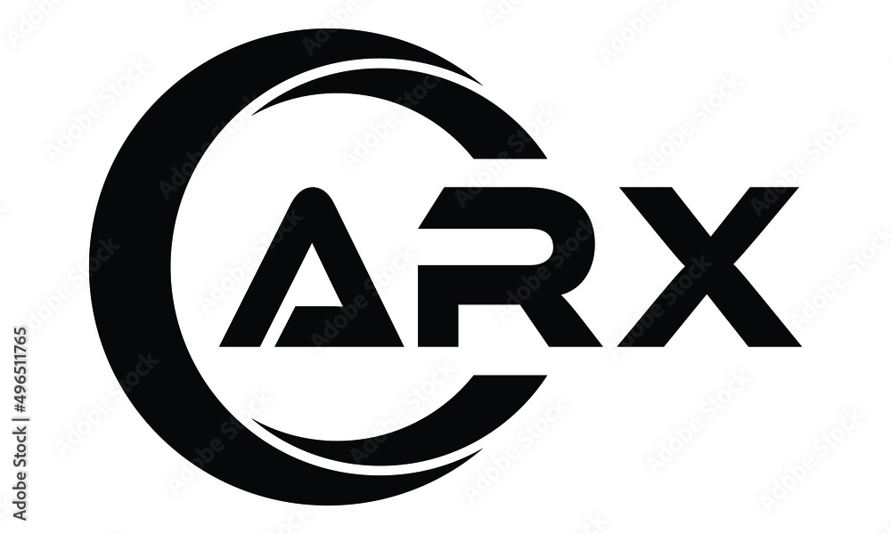 ARX swoosh logo design vector template | monogram logo | abstract logo ...