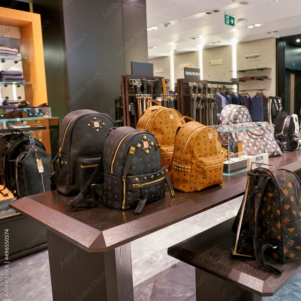 ROME, ITALY - CIRCA NOVEMBER, 2017: MCM bugs on display at a second ...