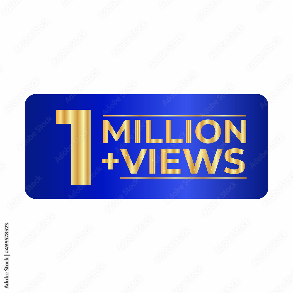 1 million followers thank you background.background design. One million ...