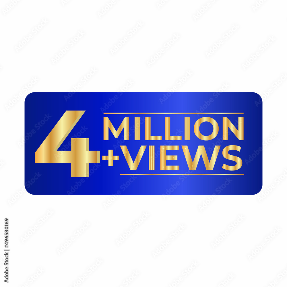 4 million followers thank you background.background design. 4 million ...