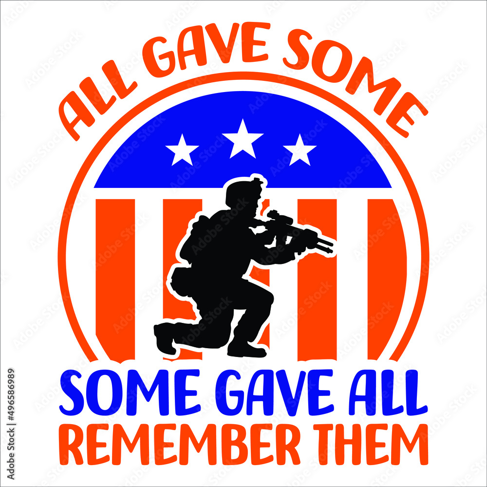 All gave some some gave all remember them, Happy Memorial day SVG t ...