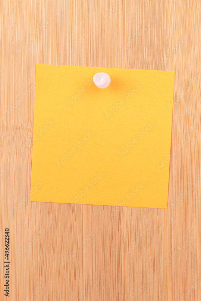 Orange Sticky Note Pinned to the Wooden Message Board. To Do List ...