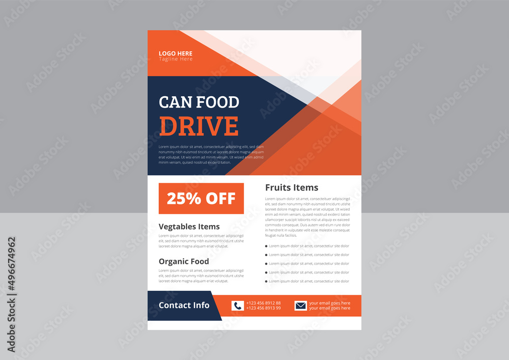 Food Drive Flyer Templates. Food Donation Flyer Design. Charity ...