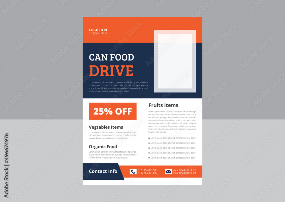 Food Drive Flyer Templates. Food Donation Flyer Design. Charity ...