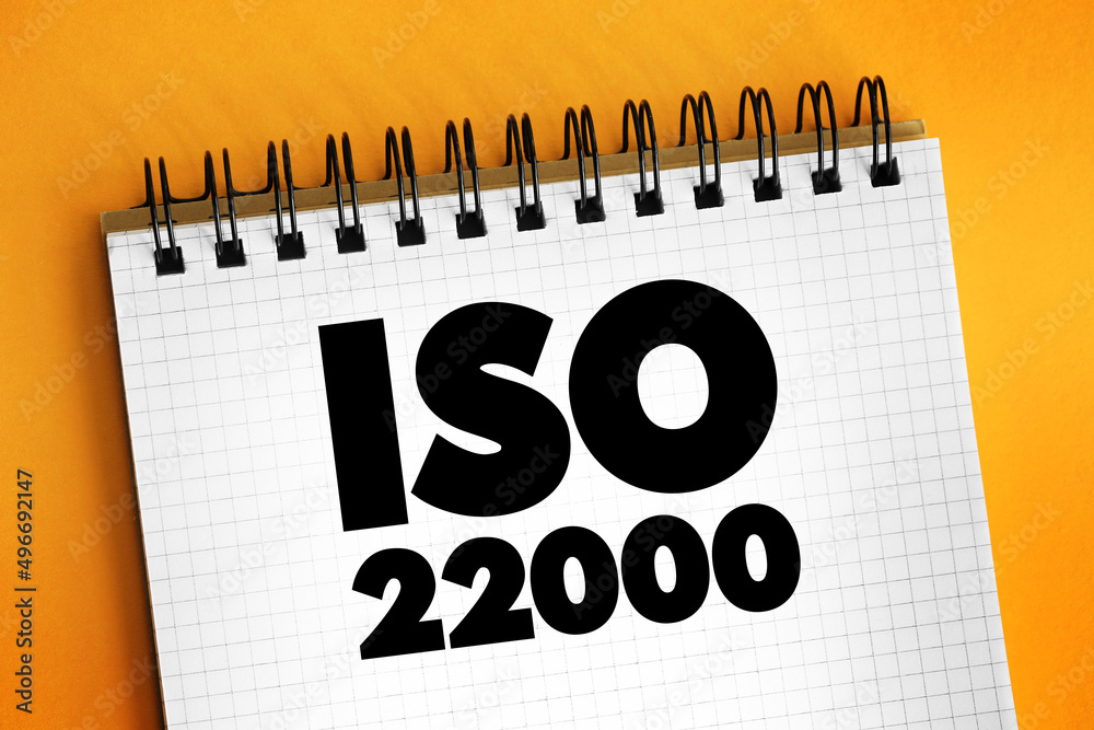 ISO 22000 - Food safety management system which provides requirements ...