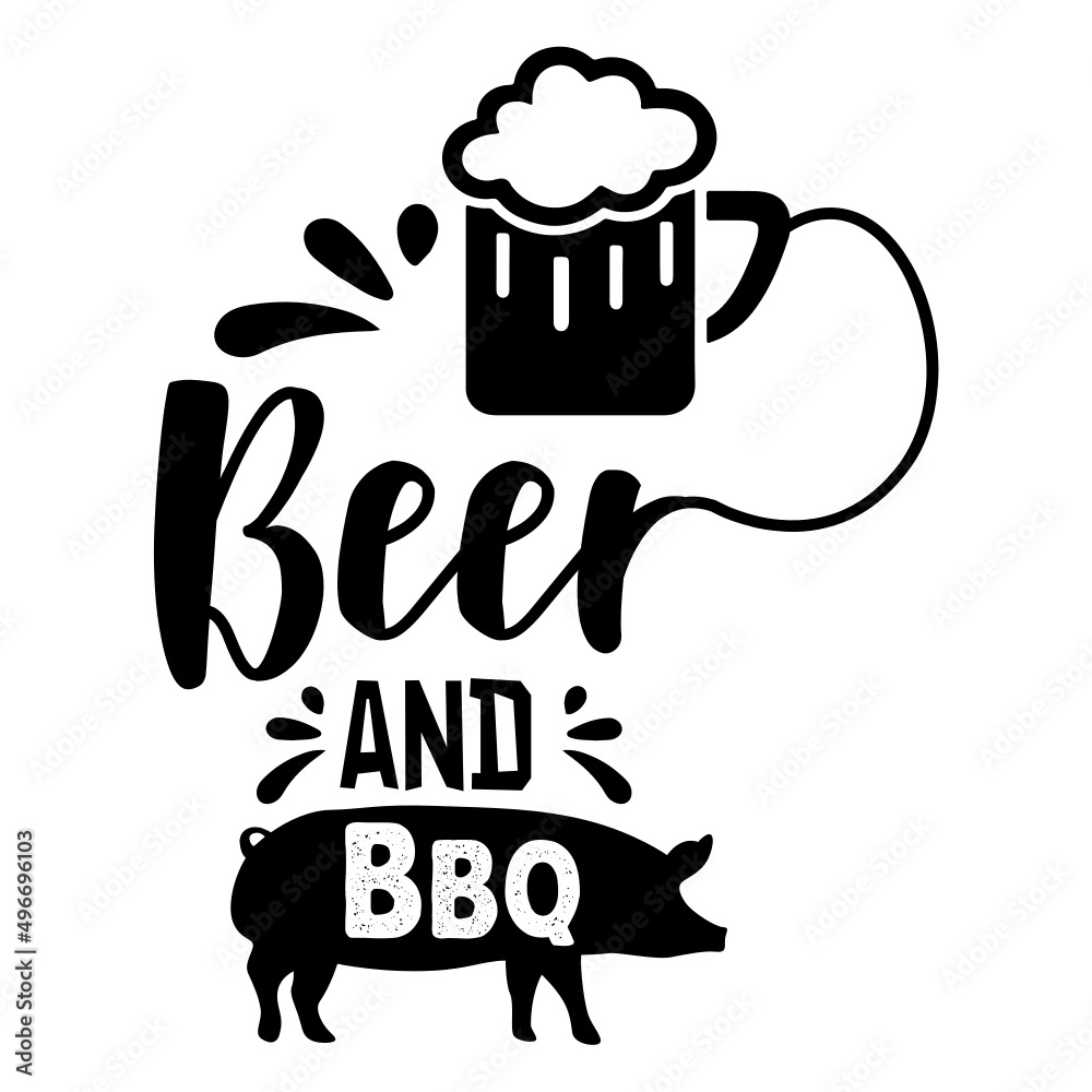 Barbecue SVG design Stock Vector | Adobe Stock
