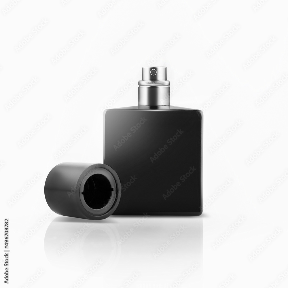 Bottle of Perfume. Men's Eau De Parfum in Beautiful black bottle ...
