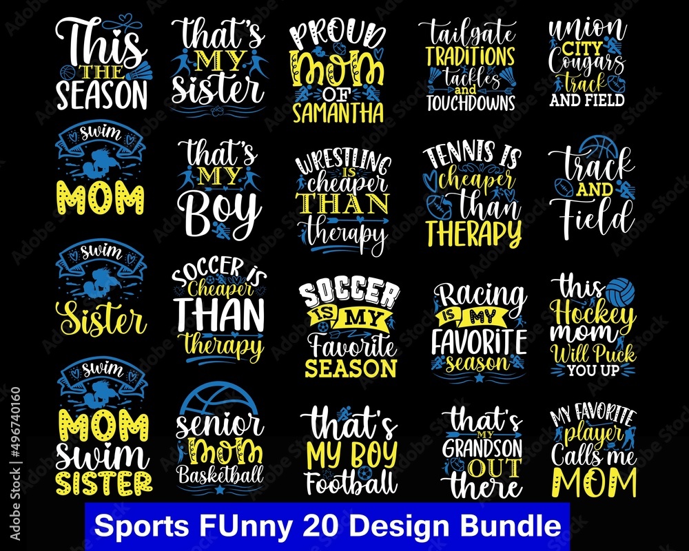 Sports Funny Svg Bundle Svg Sports Svg Bundle Sports Balls Svg T