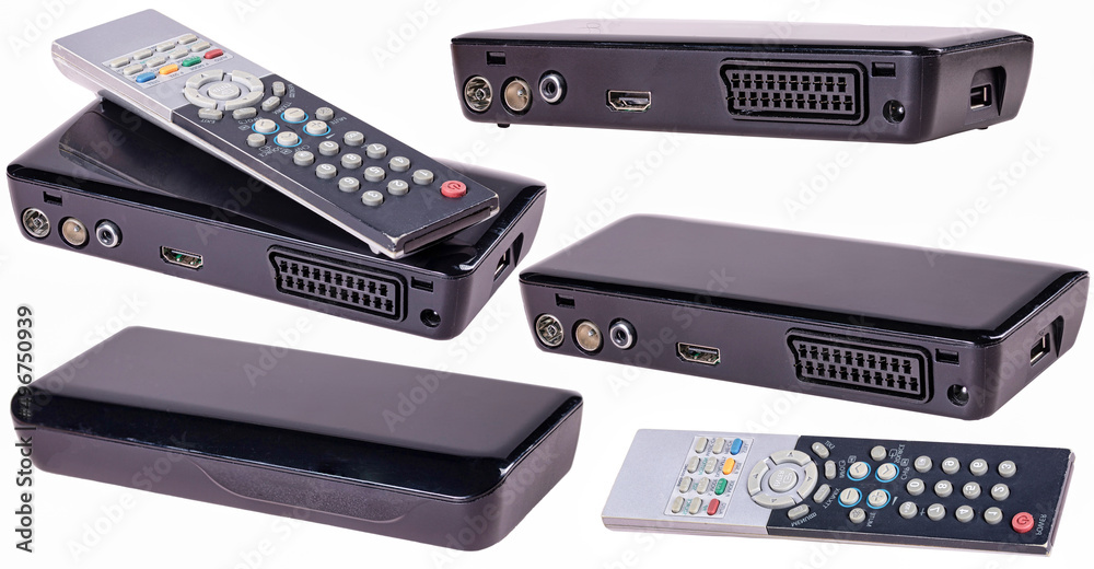 Remote control and TV set-top box for receiving terrestrial television ...