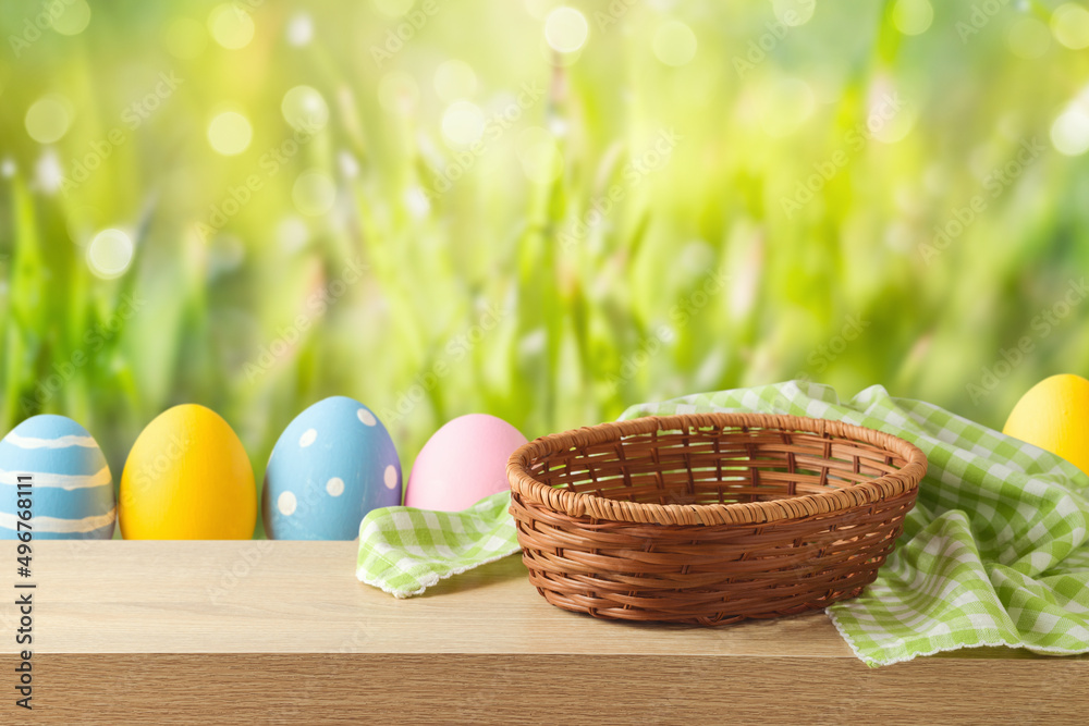 Easter Basket Background