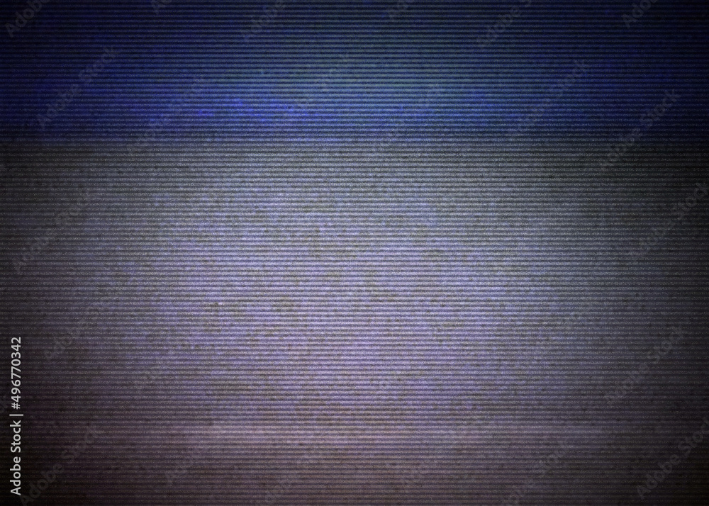 Intentional distortion, scanlines and noise: the rough dusty blank ...