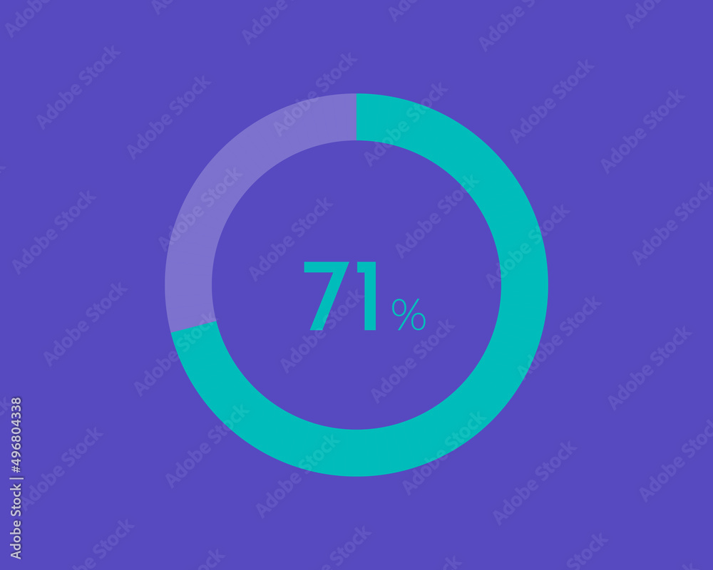 71 Percentage diagrams on blue color background HD, pie chart for Your ...