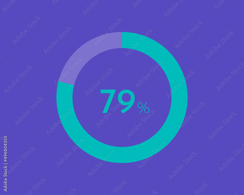 79 Percentage diagrams on blue color background HD, pie chart for Your ...