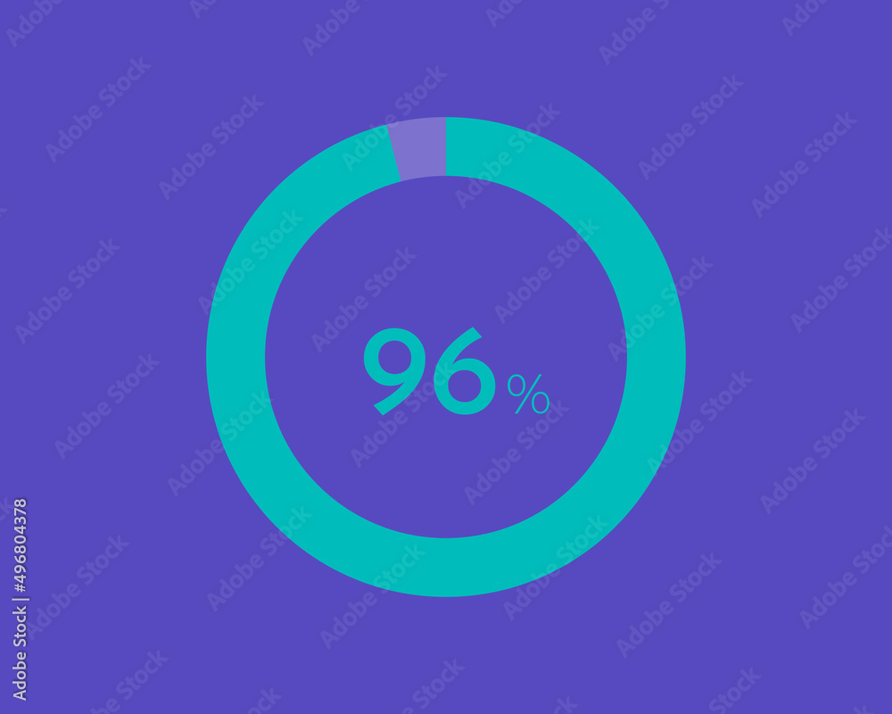 96 Percentage diagrams on blue color background HD, pie chart for Your ...