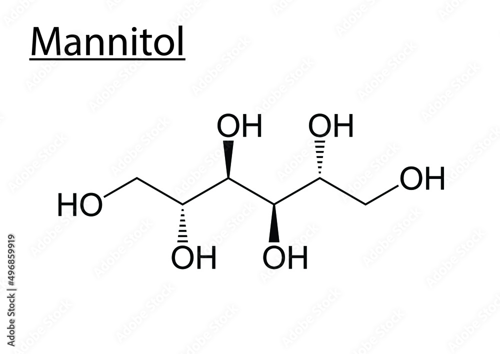 Mannitol Structure