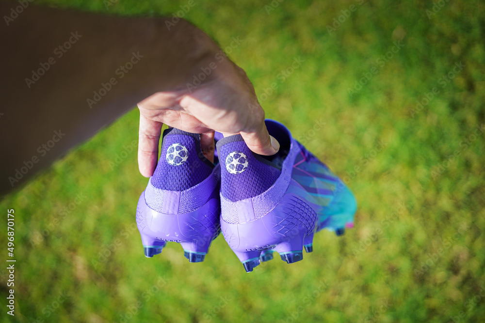 Thailand - April 2022: Adidas launch new "X Speedflow", the most famous ...