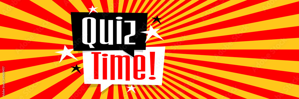 Quiz time Stock Vector | Adobe Stock