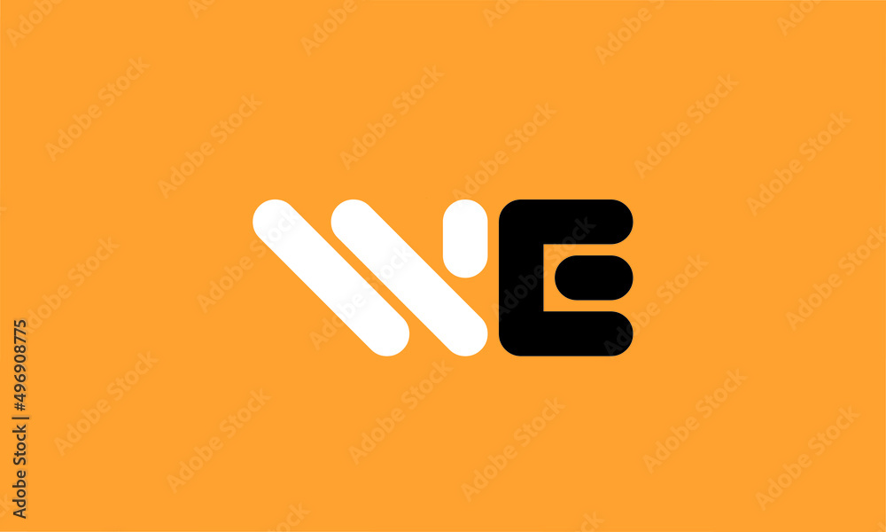 Letter Initial WB fire Vector Logo Design Stock Vector | Adobe Stock