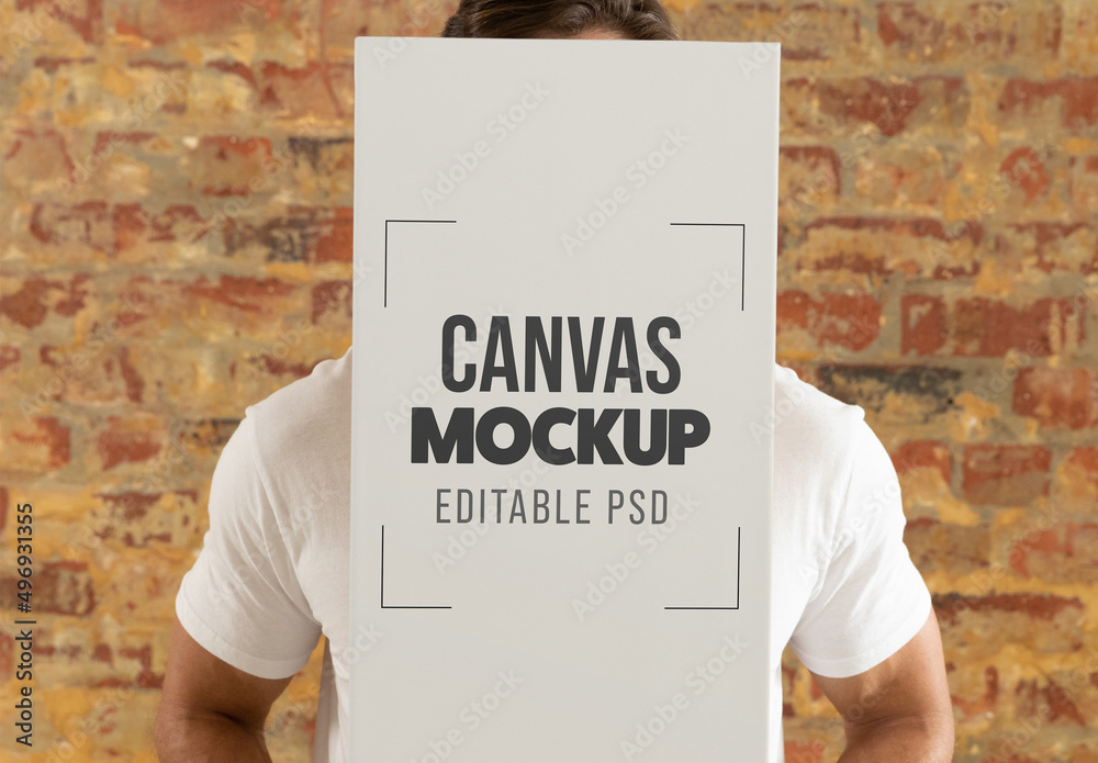 Canvas Mockup Stock Template | Adobe Stock