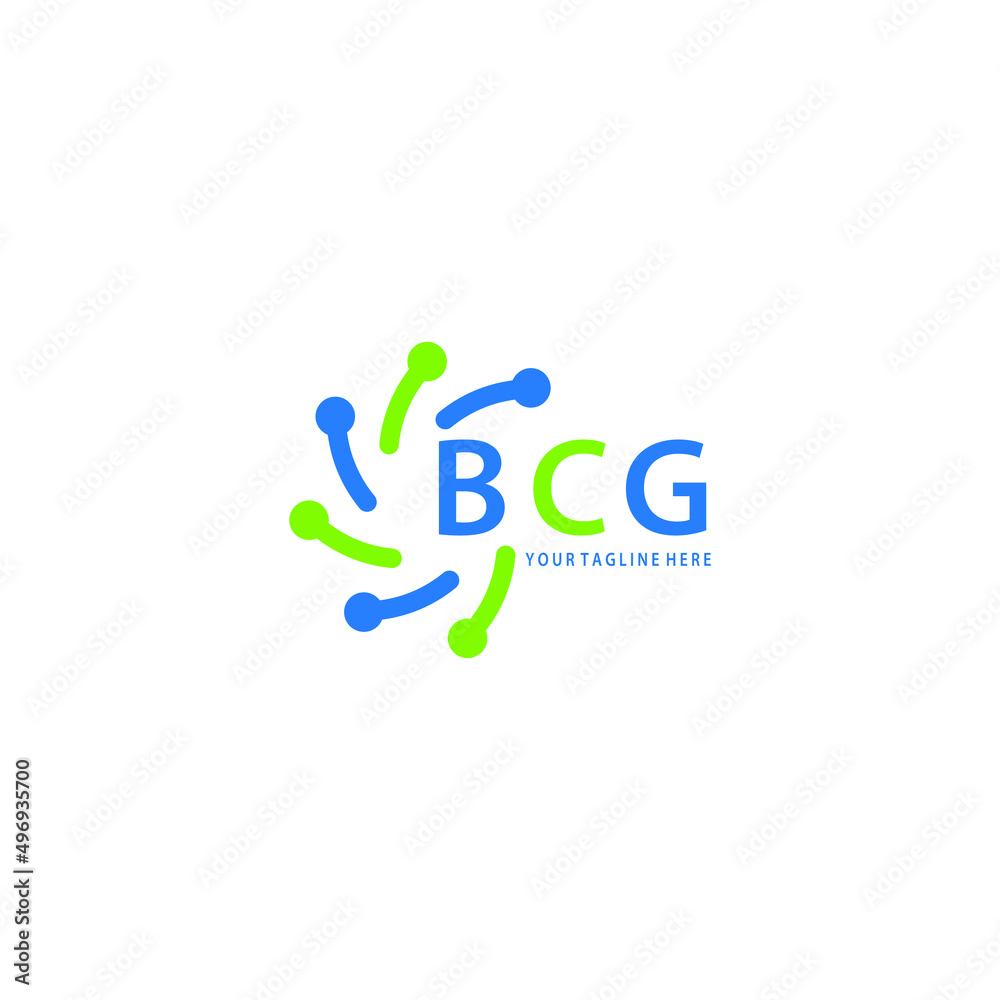 BCG logo design initial creative letter on white background. BCG vector logo simple, elegant and ...