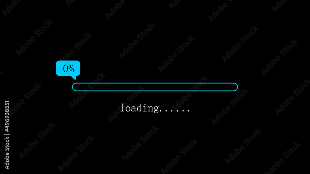 Loading bar downloading bar loading screen pixelated progress animation ...