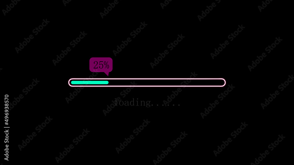 Loading bar downloading bar loading screen pixelated progress animation Loading Transfer ...